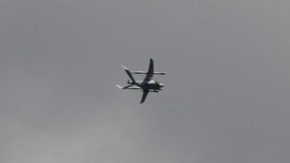 Unusual electric airplane, BETA Technologies' ALIA, spotted flying ...