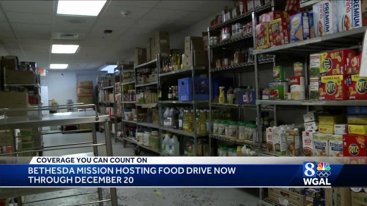 Bethesda Mission is hosting its annual holiday food drive