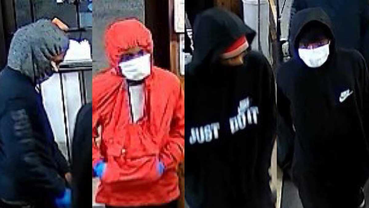 Birmingham PD: 4 suspects sought in armed robbery at Dee's Package Store