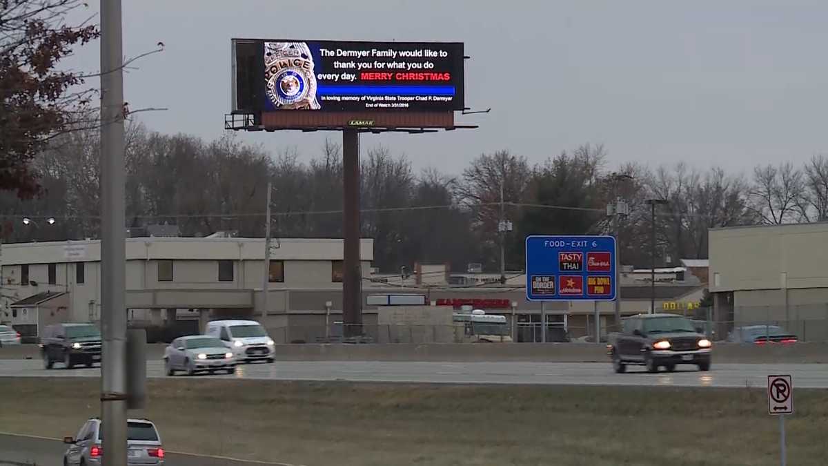 Slain trooper's dad pays for billboard supporting police, then gets ...