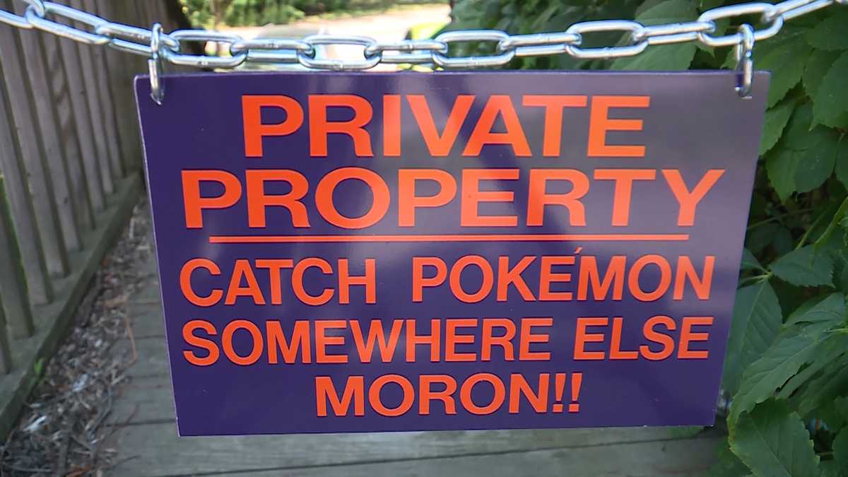 Did this 'No Trespassing' sign go too far?