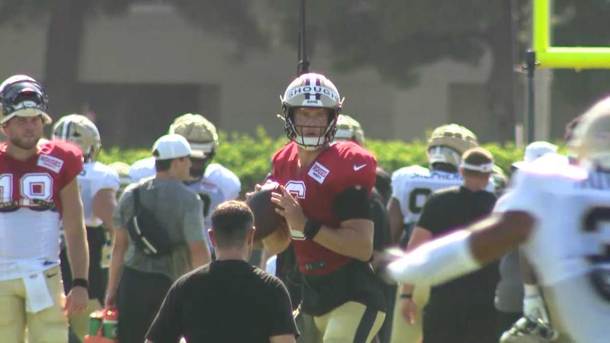 VIDEO REPORT: Saints put on pads for the first time this training camp