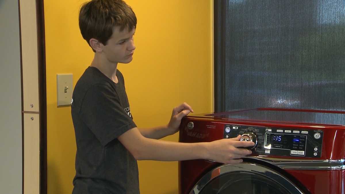 Teen designs talking washing machine for the visually impaired