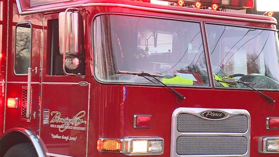 Woman and child treated at scene of house fire in Birmingham