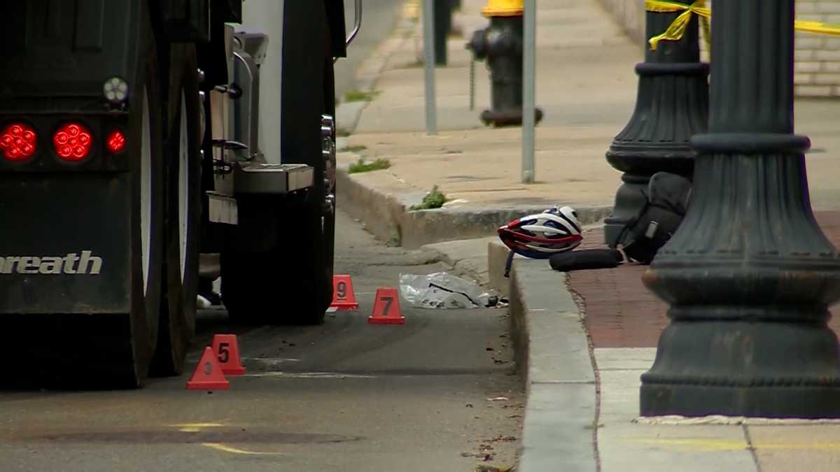 Bicyclist Dies In Crash With Dump Truck In Boston