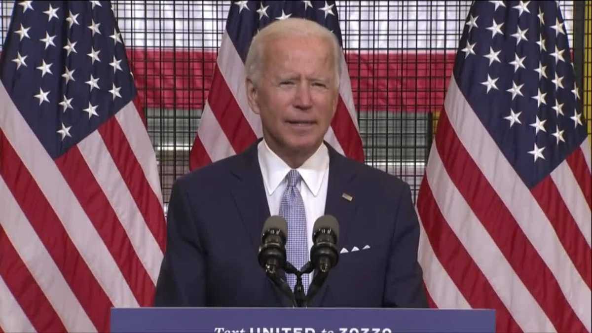 Presidential nominee Joe Biden makes campaign stop in Pittsburgh