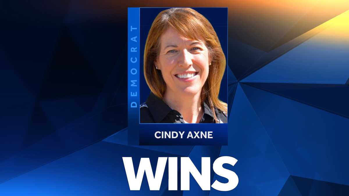 Cindy Axne celebrates win with supporters
