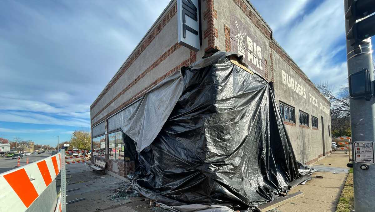 Police investigating after car crashes into Lawrence restaurant