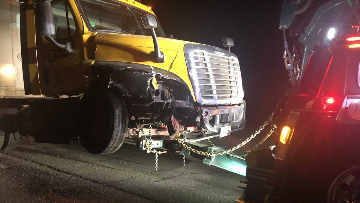 Big rig crash snarls I-80 commute in Davis