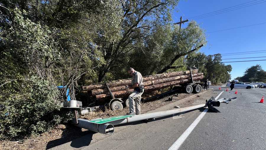 Big rig crash causes delays in Orangevale, officials say