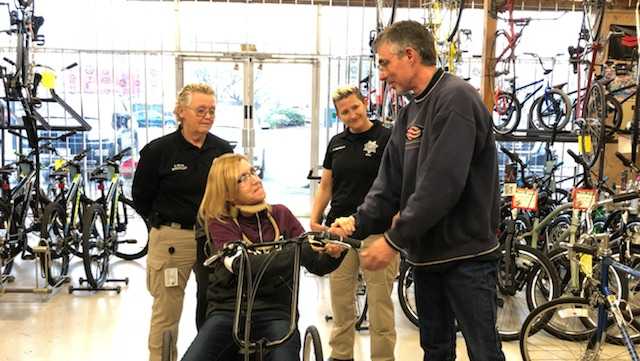 Community steps up to get Davis woman on wheels again