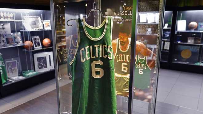 Bill Russell No. 6 jersey number retired across NBA