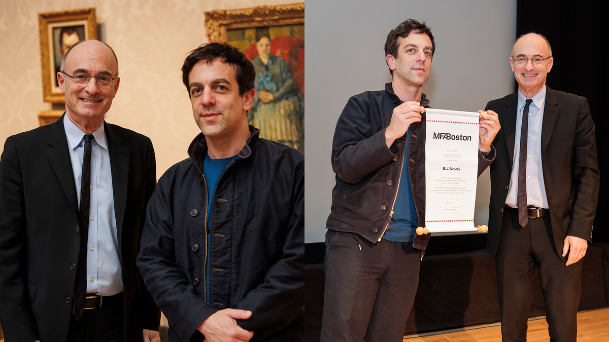 MFA "pardons" Newton's B.J. Novak for high school prank