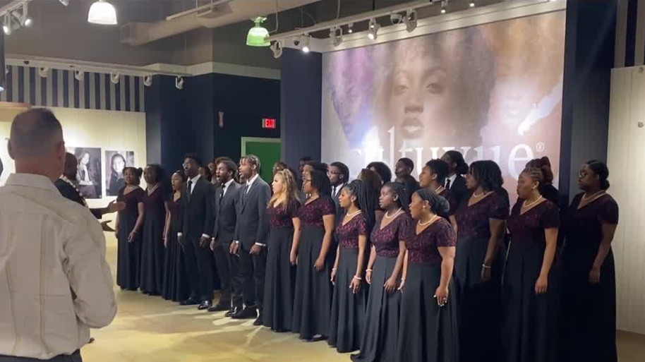 Black History Month: BCU choir performs at Daytona art exhibit