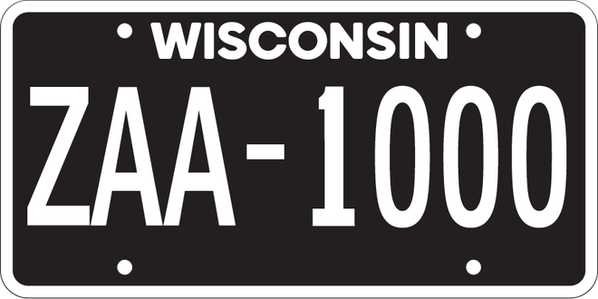 'Blackout' and 'Retro Butter' license plates coming to Wisconsin
