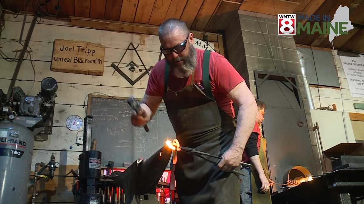 'I have so much fun': Maine blacksmith shares passion, skills with next ...