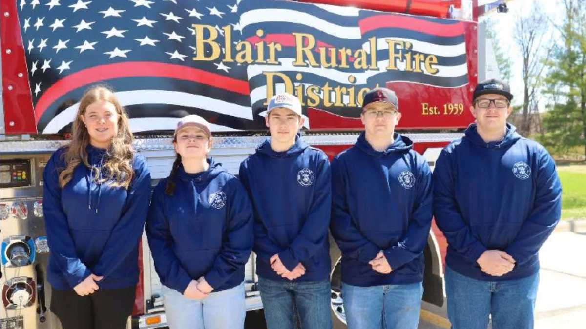 Blair Volunteer Fire Department increase 911 calls