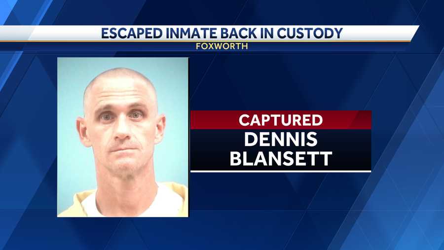 Escaped inmate who left work detail is back in custody