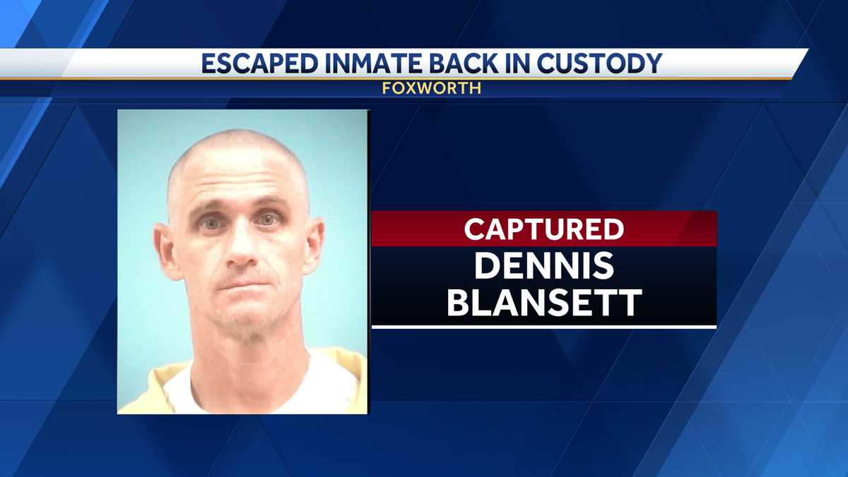 Escaped Inmate Who Left Work Detail Is Back In Custody