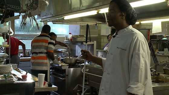 Blind chef proves anything is possible