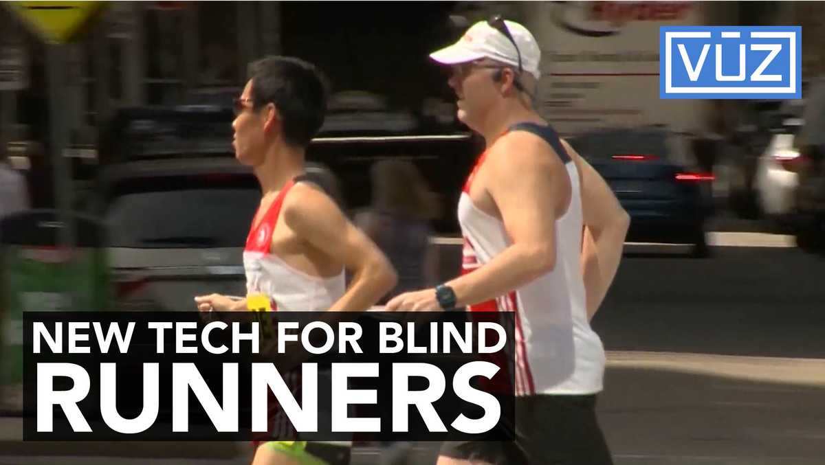 New technology helps legally blind Boston Marathon runner