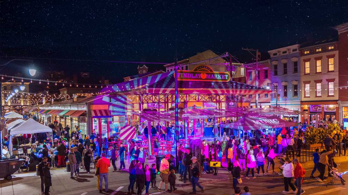 Findlay Market Zone set to return during 2024 BLINK festival in Cincinnati