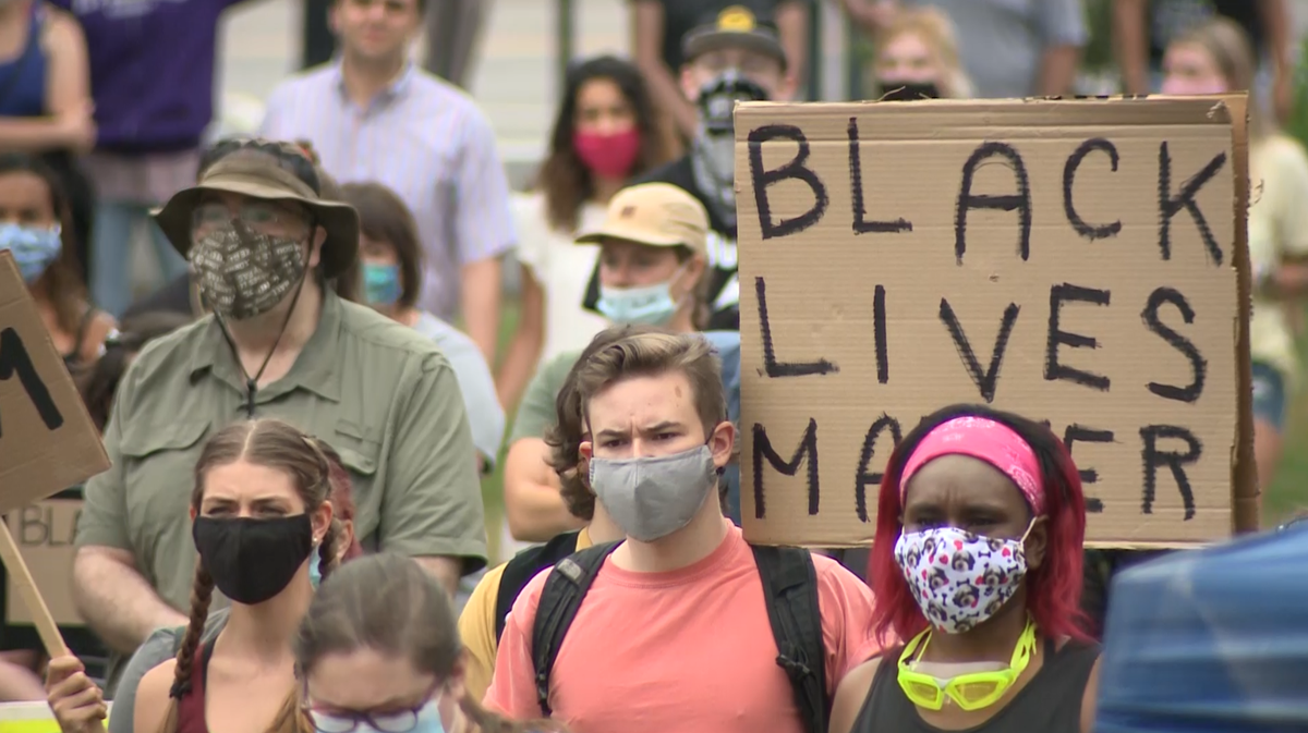 About 1,000 attend Black Lives Matter rally at State House calling for ...