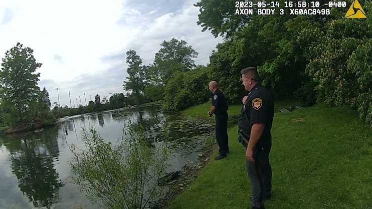 WATCH: Blue Ash officer rescues missing 6-year-old from pond