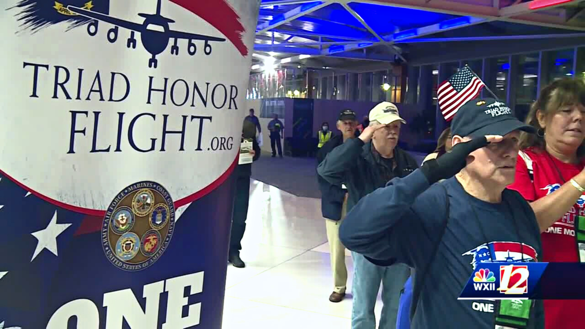 Veterans honored with Triad Honor Flight to Washington D.C.