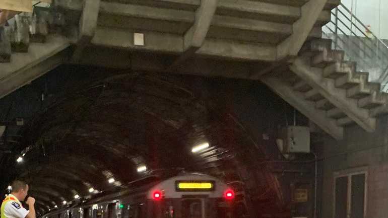 Blue Line service resumes after Aquarium fire