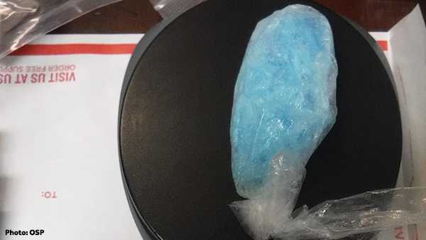 Blue meth discovered during Ohio traffic stop