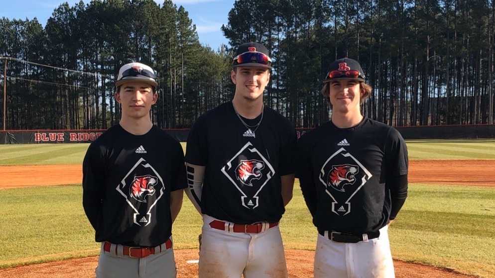 Blue Ridge HS seniors led their team to a 6-2 this year