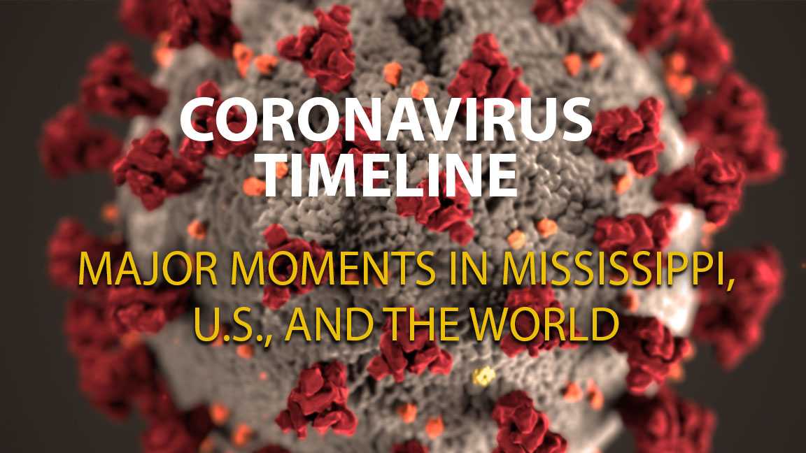 Coronavirus Timeline: Major moments in Mississippi, U.S. and world