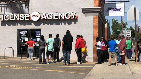 Long lines as Ohio's BMVs reopen, but there's no need to rush