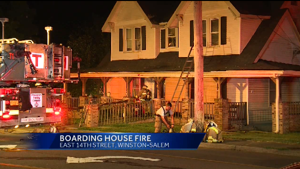 Boarding House Fire Leaves 8 Displaced in Winston-Salem