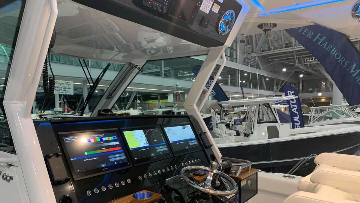 Hundreds of boats on display at New England Boat Show in Boston ...