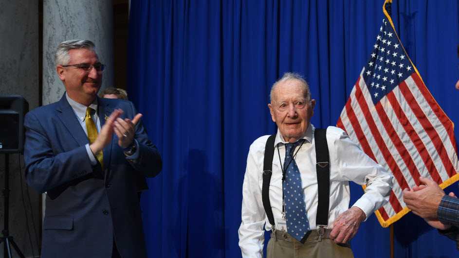 Indiana's oldest state employee retires at 102