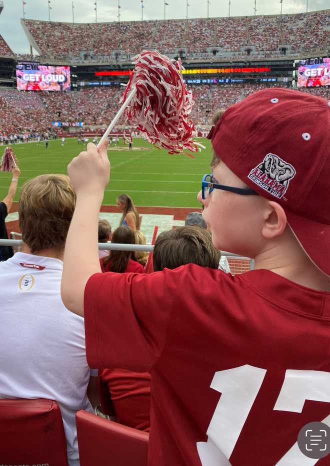 11-year-old Bama football fan underwent open heart surgery two day ago ... 11-year-old Bama football fan underwent open heart surgery two day ago ...