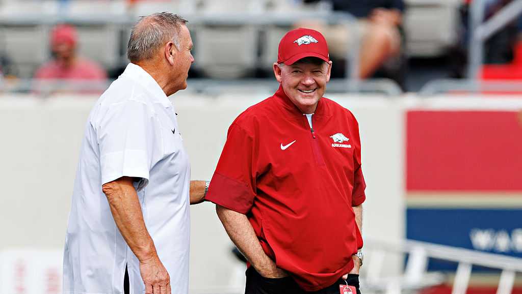 Who is Arkansas interim head coach Bobby Petrino?