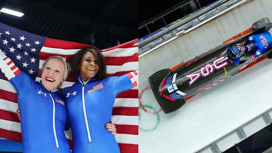 Watch: Humphries, Jones take two-woman bobsled bronze for U.S.