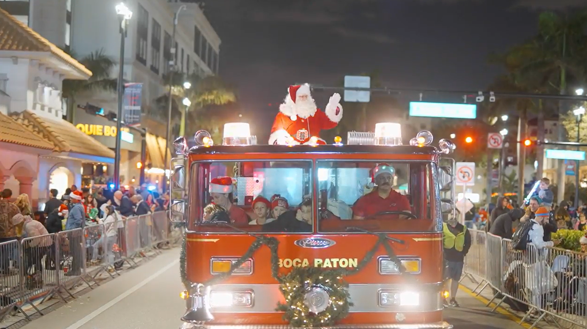 Boca Raton annual holiday street parade