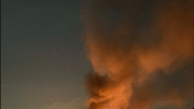 Large fire in Boiling Springs