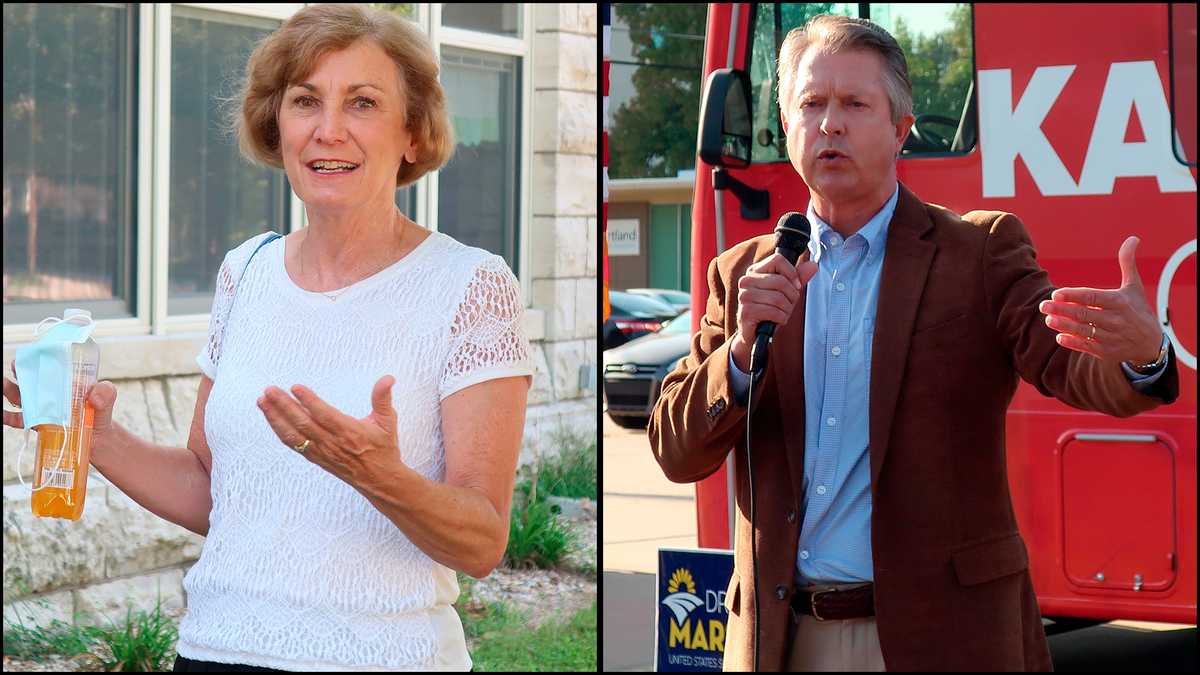 KANSAS SENATE RACE: Roger Marshall leads Barbara Bollier by 4 points in ...