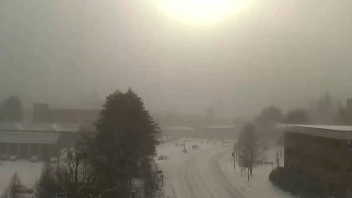 Arctic Winds Bring Snow to the North Carolina Mountains