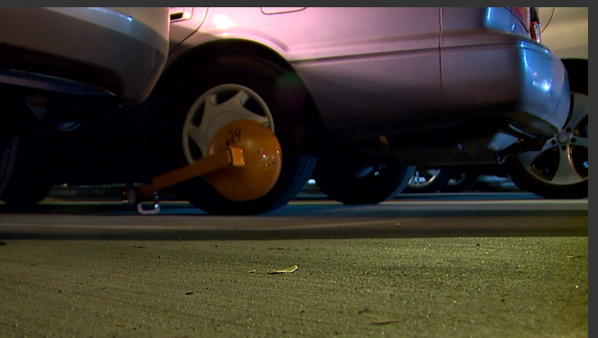 Booting returns for owners with unpaid parking tickets