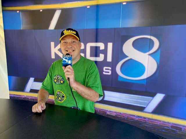 Photos from Monday at KCCI's Iowa State Fair booth