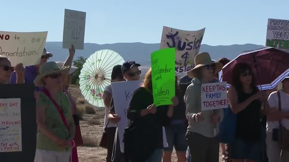 NM activist groups protest imprisonment of children separated from ...
