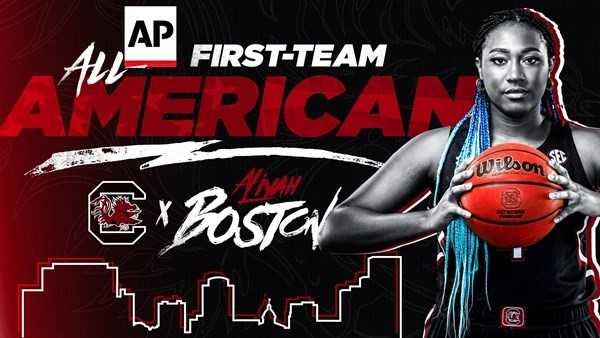 South Carolina basketball player Aliyah Boston earns spot on the AP All-America First Team