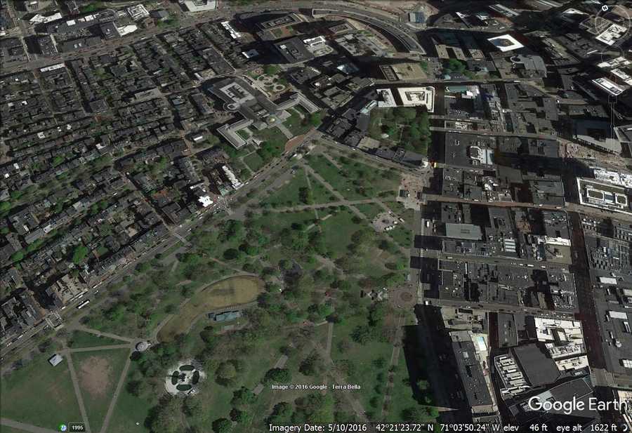 Then and now: Seeing Boston from above