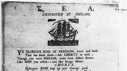 This day in history: Images of the Boston Tea Party